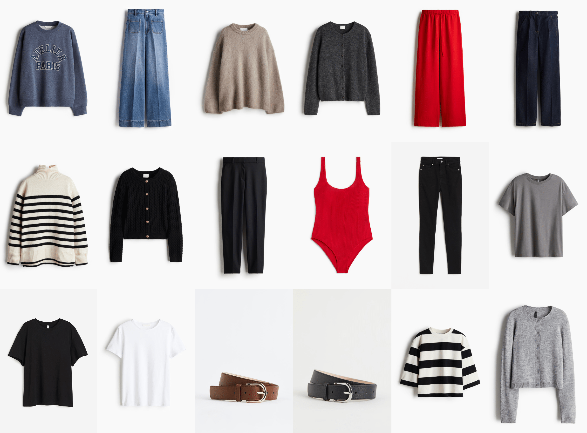 How I Built My First Mini Capsule Wardrobe with H&M Basics – Clementine ...
