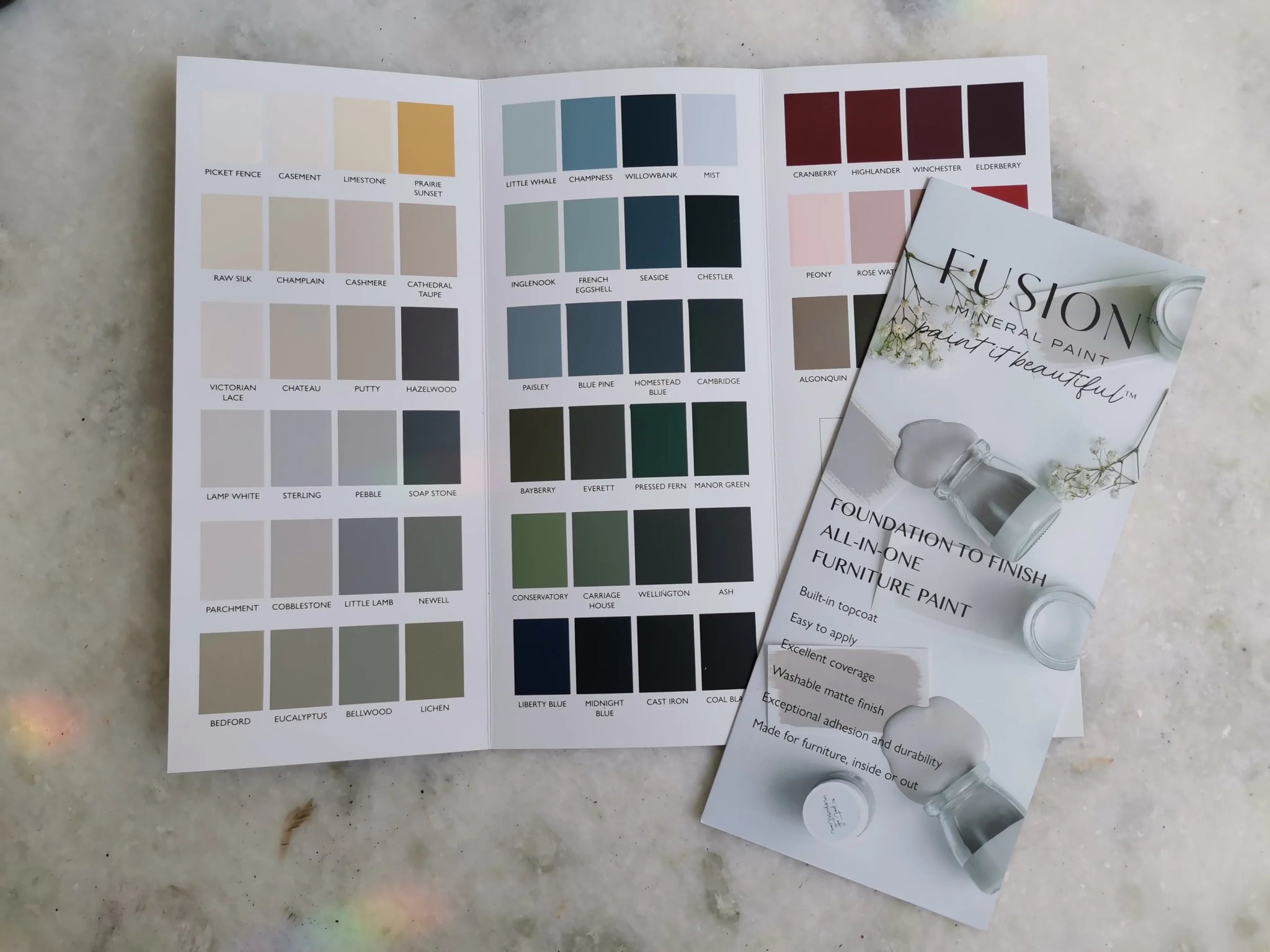 true COLOUR CARD – Clementine Home Floral Gift